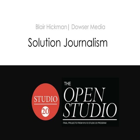 Solutions Journalism | PPTX