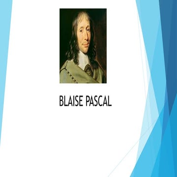 Ciencia, razón y fe en Blaise Pascal. Homenaje en el IV Centenario | PDF