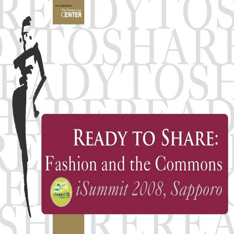 Ready to Share: Fashion and the Commons by Johanna Blakley | PPT