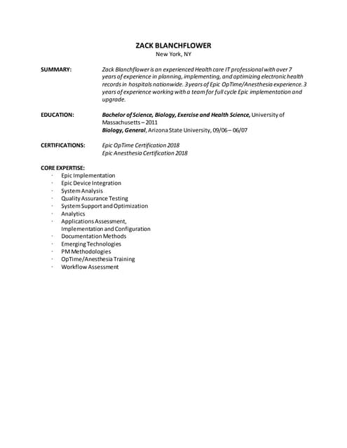 Healthcare Resume | PDF