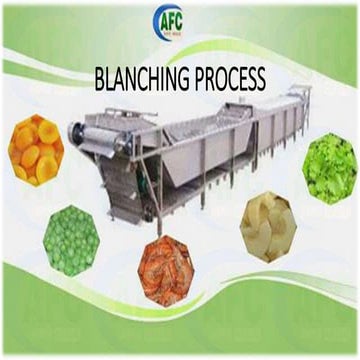 Blanching | PPTX