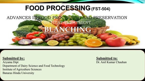 Blanching | PPT