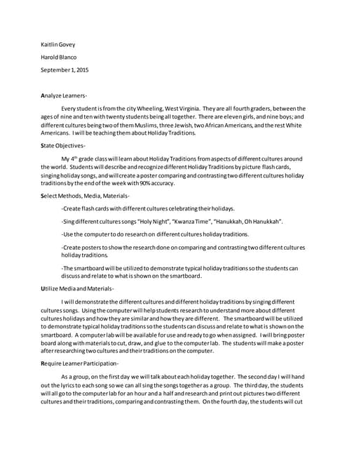 First Assure Method Model Example | DOCX