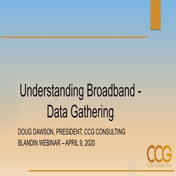Community Broadband Surveys: Doug Dawson | PPT