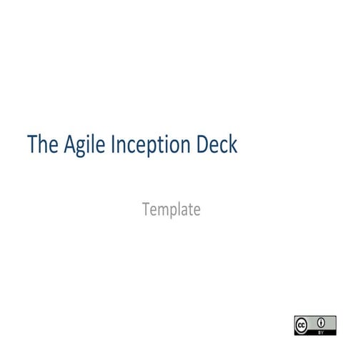 blank inception deck powerpoint template | PPTX