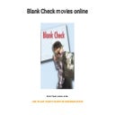 Blank Check movies online