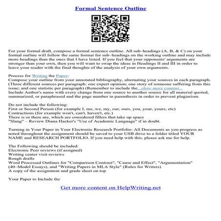 Blank Essay Outline | PDF