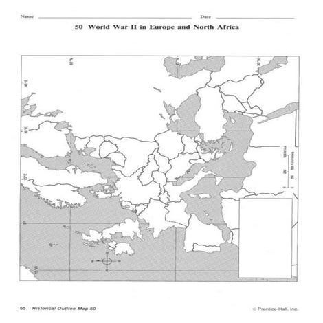 Europe Map World War II | PDF