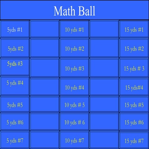 Blank Mathball | PPT