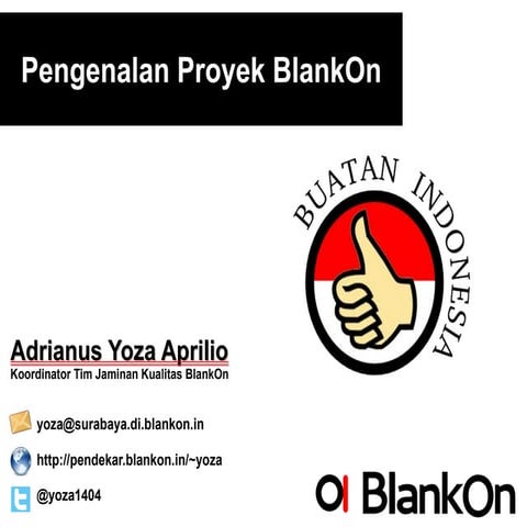 Pengenalan BlankOn Linux | PPT