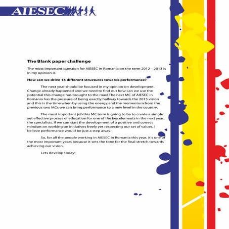 Blank paper challenge | PDF