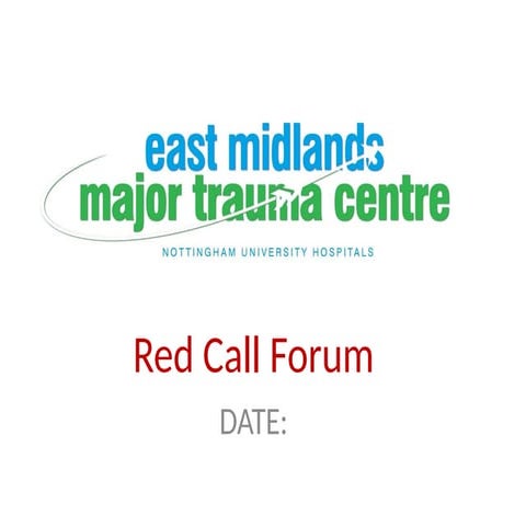 Blank Presentation Template Trauma New Pptx