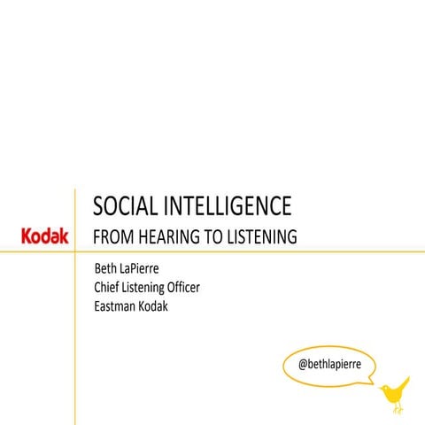Beth LaPierre, Kodak - iStrategy | PPT