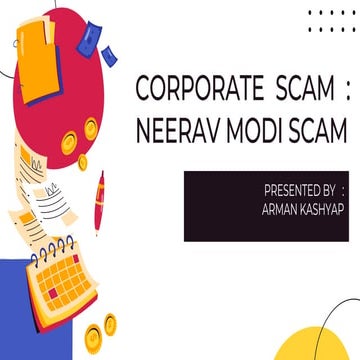 Corporate Scam : Neerav Modi Scam. (concerns about regulatory oversight ...