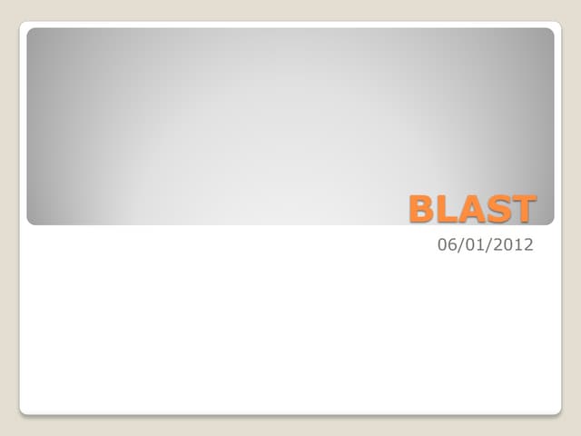 Blast | PPTX
