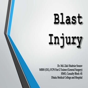 Blast Injury | PPTX