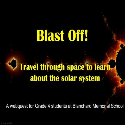 Blast off -solar system webquest lesson | PPS