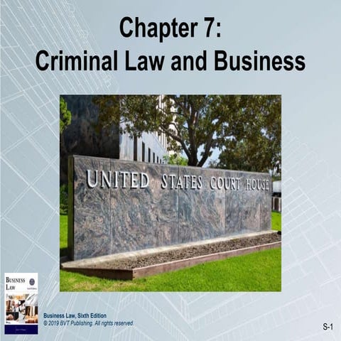 Criminal Law and Business | PPTX