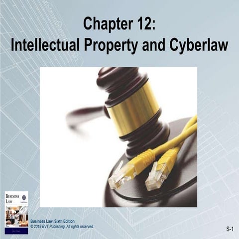 Intellectual Property and Cyberlaw | PPTX