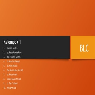 BLC KELOMPOK 1.pptx dalam kuliah sjdhfkejdhc | PPT