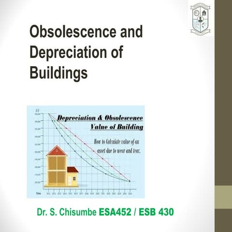 Bldg Mtc 9 Obsolescence and depreciation of buildings - 25 (2).ppt
