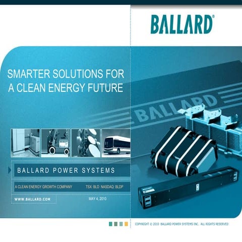 Ballard Power May 2010 | PPT