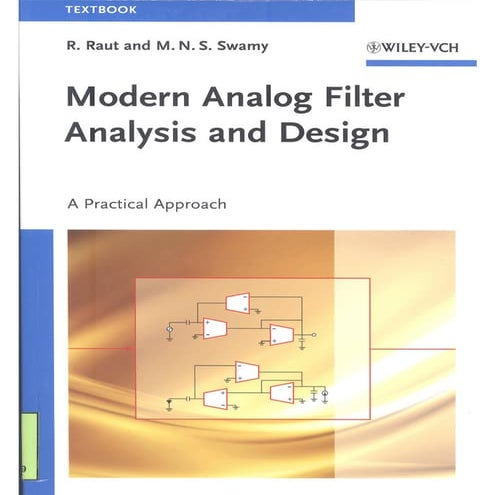 Modern Analog Filter Analysis and Design | PDF