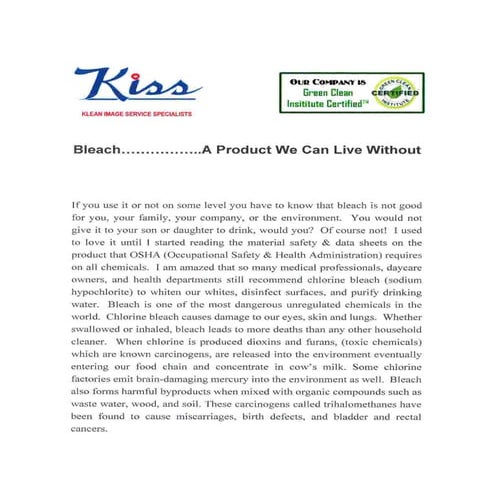 Bleach Vs Envirox | PDF