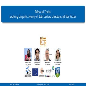 Tales and Truths: Exploring Linguistic Journey of 19th Century ...