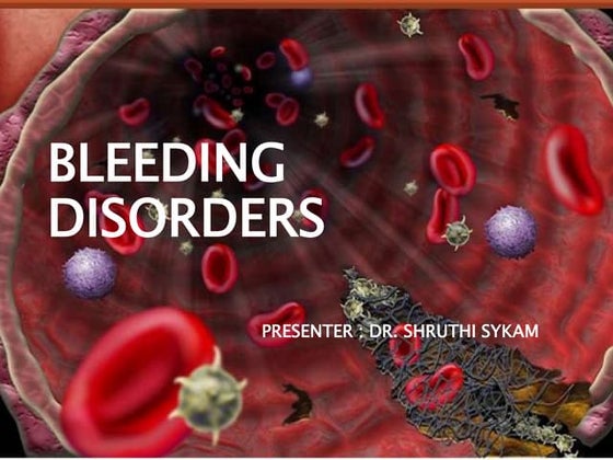 Platelet disorders | PPTX | Blood Disorders | Diseases and Conditions