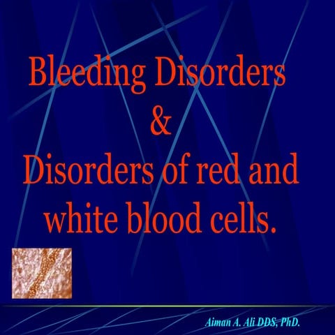 Bleeding disorder1 | PPT