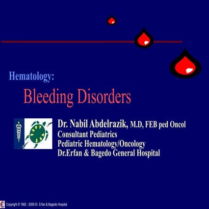 Bleeding disorder hematology medical .pdf