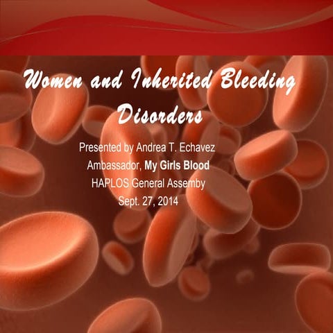 Bleeding disorders in women | PPT
