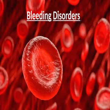 Bleeding disorders pathology presentation .pptx