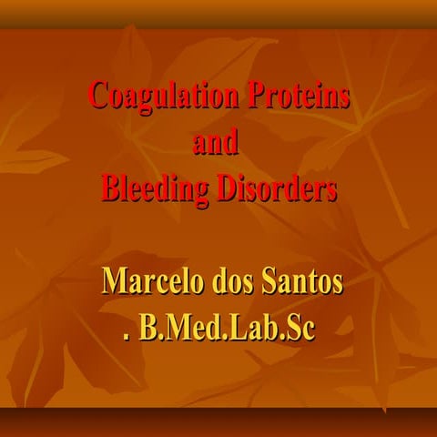 Bleeding disorders | PPTX