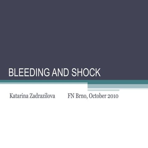 Bleeding shock | PPT