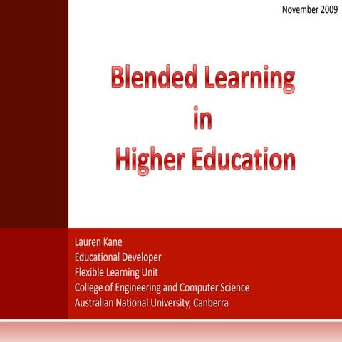 Blended learning | PPT