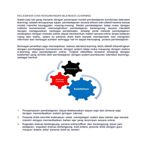 Blended learning | DOCX