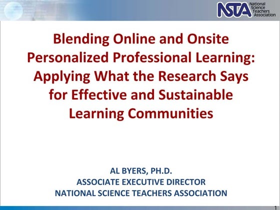NSTA Digital Badges: Inspiring Online Professional Community Engagement and High Impact Learning ...