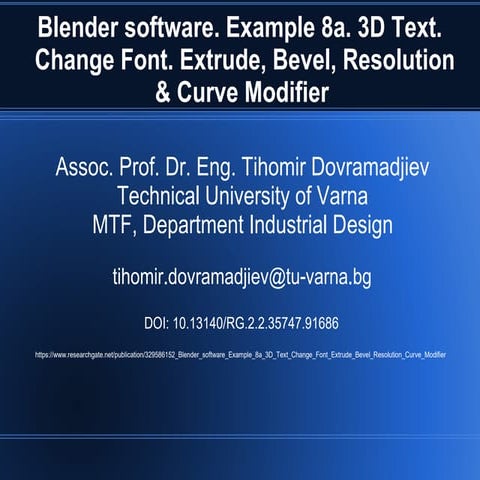 DrTAD Blender software. Example 3. Images as Planes. Spin (3D Object ...
