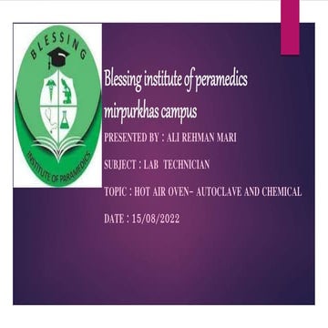 Blessing institute of peramedics mirpurkhas campus lab tech.pptx