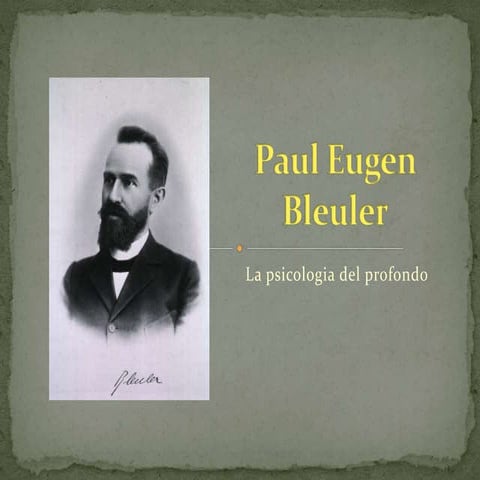 Eugen Bleuler | PPTX