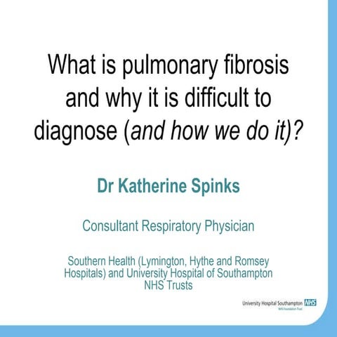 What is Pulmonary Fibrosis? | PPTX