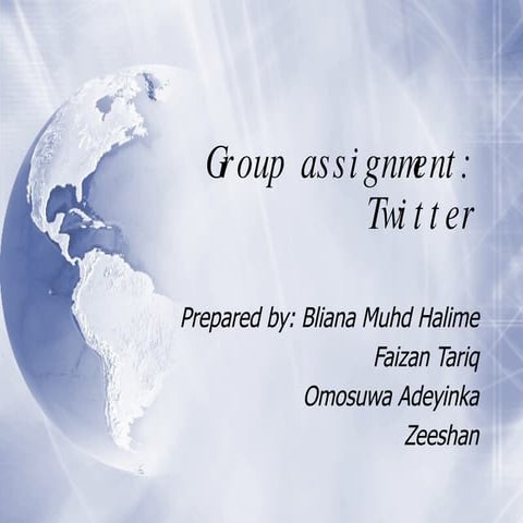 Bliana Grp Twitter Presentation | PPT