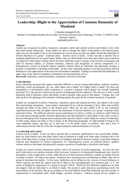 Inclusive Leadership.pptx | Executive Leadership & Management | Business