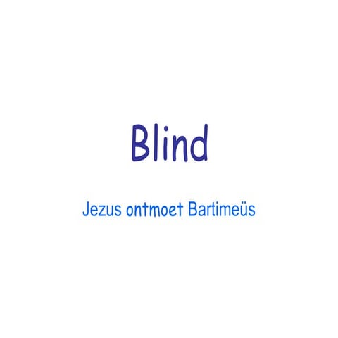 Blind | PPT