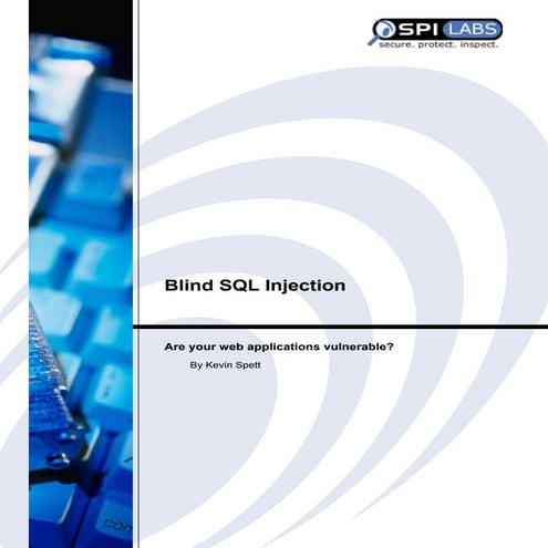 Blind Sql Injection Pdf