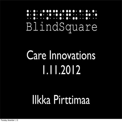 BlindSquare Open Cities AppChallenge | KEY