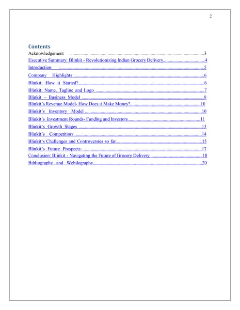 MIS Group 1 Presentation on Blinkit .pptx | Logistics | Business