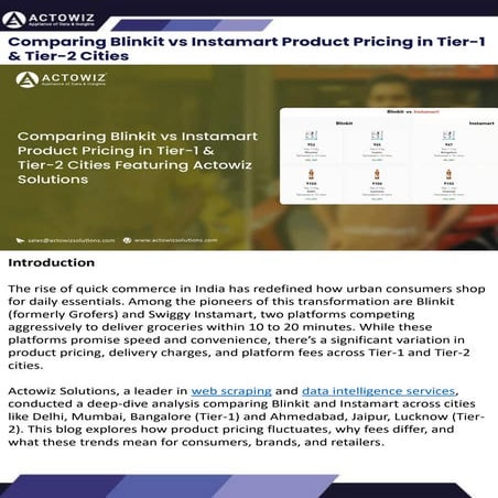 Blinkit vs Instamart Pricing in Tier-1 & Tier-2.pdf